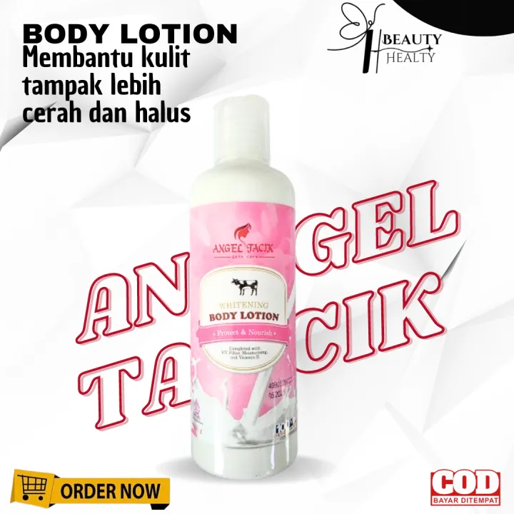 Body Lotion Angel Tacik Whitening Protect And Nourish 250ml Untuk ...
