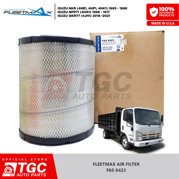 Fleetmax Air Filter / Air Cleaner ISUZU NKR (4HE1, 4HF1, 4HK1) 1993 ...