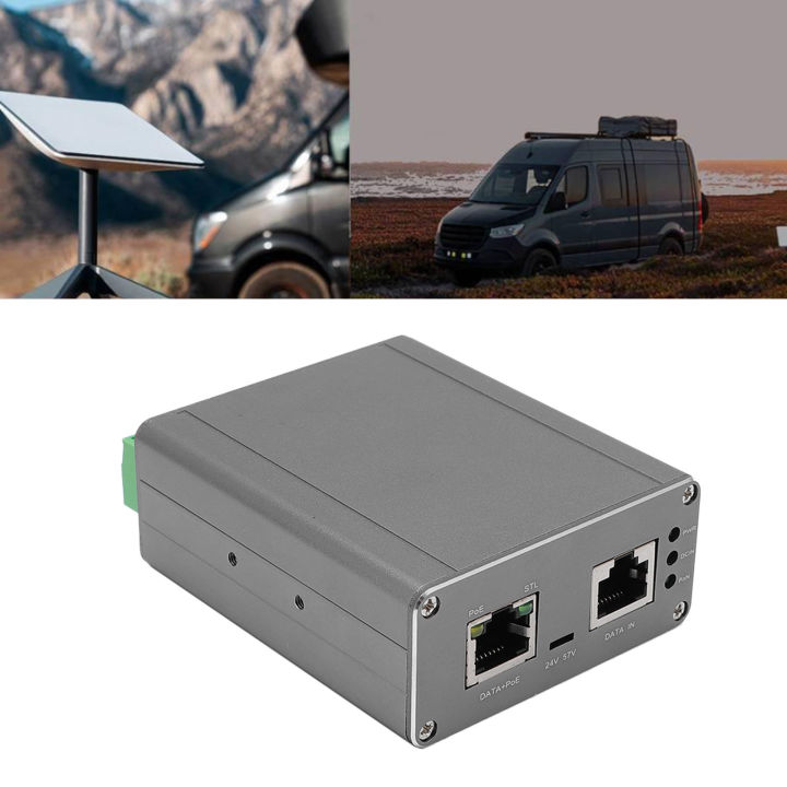PoE Gigabit Injector Double Input PoE Injector Easy Installation 2.5Gb ...