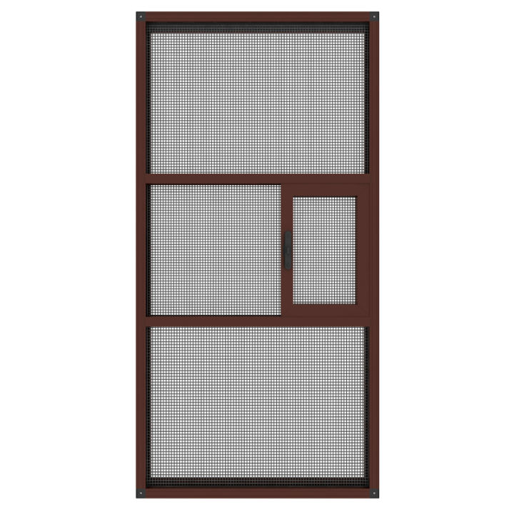 Emery mesh screen aluminum alloy frame punching-free push-out screen ...