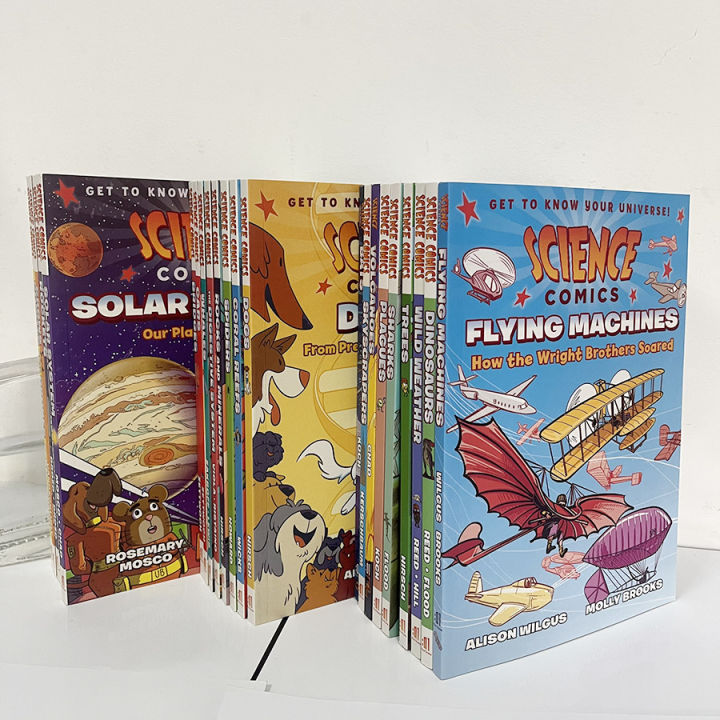 28 Books/Set Science Comics Children's Exploration Cognitive Nature ...