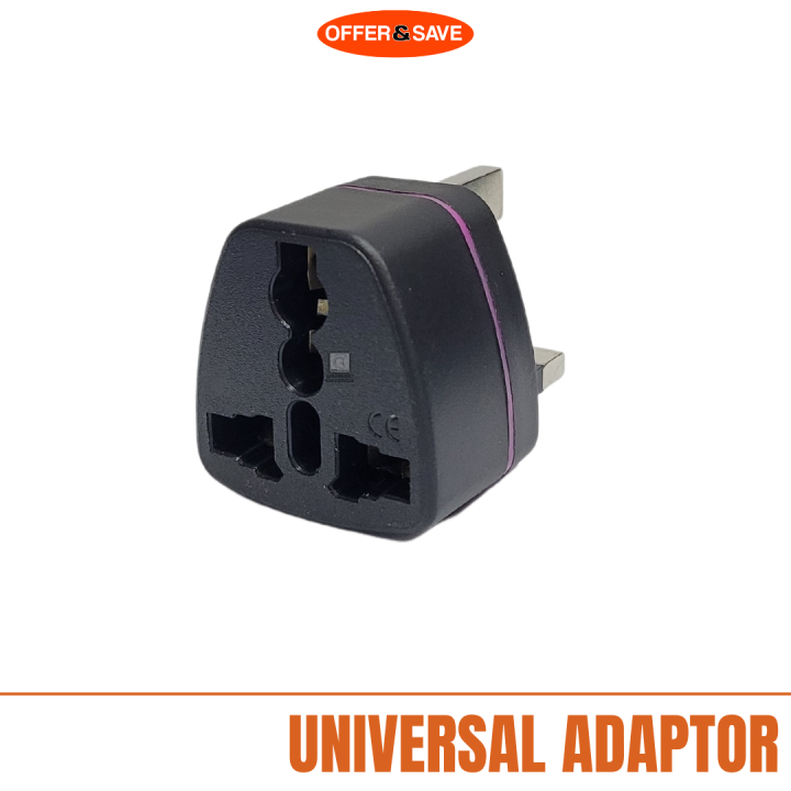 ONS Travel Plug Universal Plug to 3pin Singapore Plug Adaptors | Lazada ...