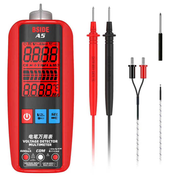 Smart Sensor Digital Multimeter Professional Voltage Current Resistance ...