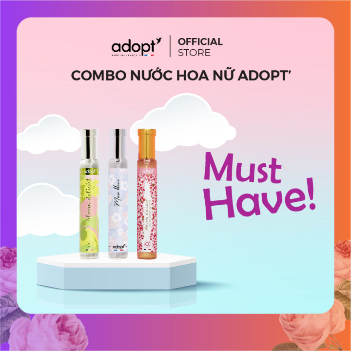 Bộ Sưu Tập Nước hoa nữ chính hãng cao cấp của Pháp Adopt 30ml Must Have - Mùi Hương Mà Nàng Cần ...