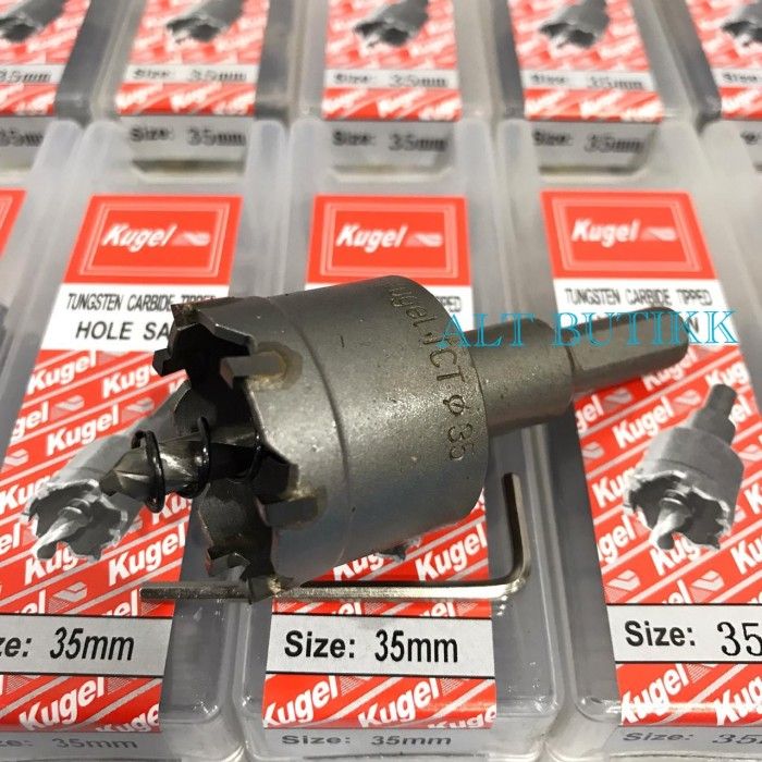 KUGEL HOLE SAW TCT 35mm - MATA BOR STAINLESS ORIGINAL !!! mata bor bulat kugel tct | Lazada ...