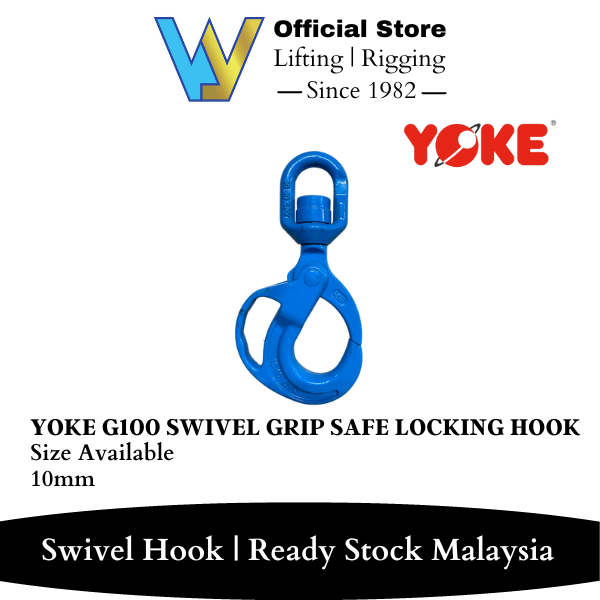 YOKE X-952N G100 SWIVEL GRIP SAFE LOCKING HOOK (10MM) | Lazada