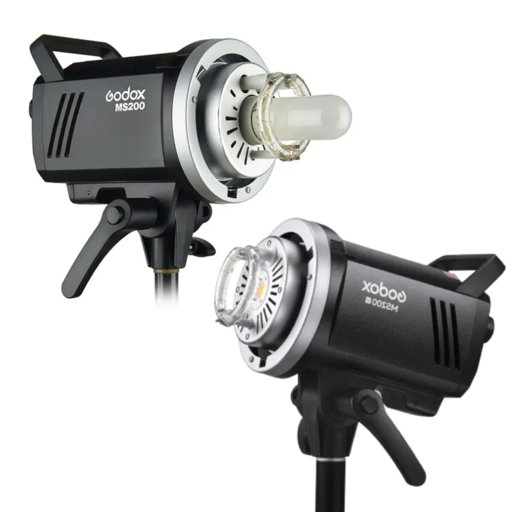 Godox MS200 / MS200-V 200W Compact Studio Flash Monolight with Built-in ...