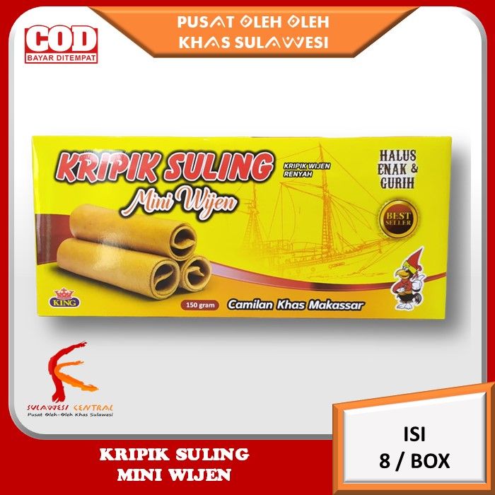 Kripik Suling mini wijen GERHANA khas Sulawesi 150 gr | Lazada Indonesia