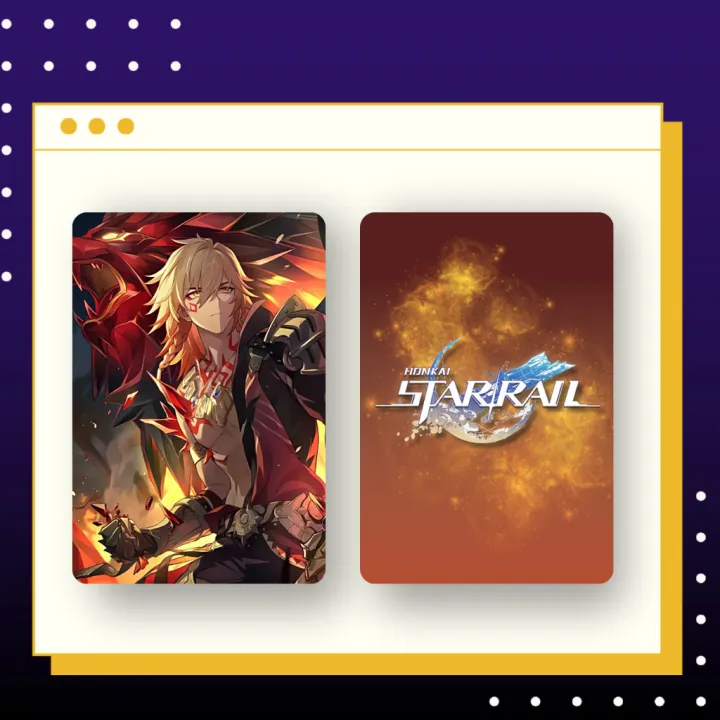 [500gsm] 5stars Honkai: Star Rail Character Photocard Matte Glittered ...