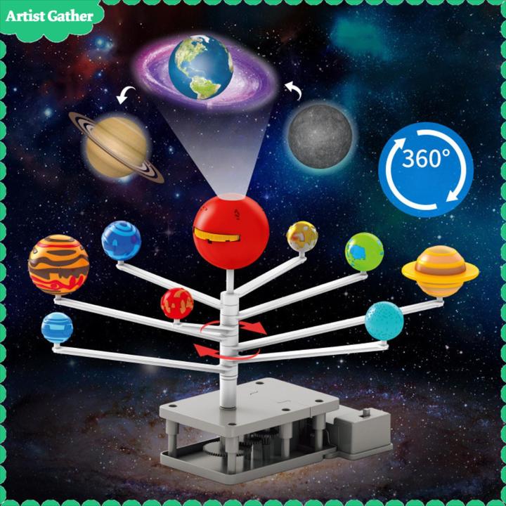 Artist Gather Solar System Model Kits Astronomical Planetary Model ...