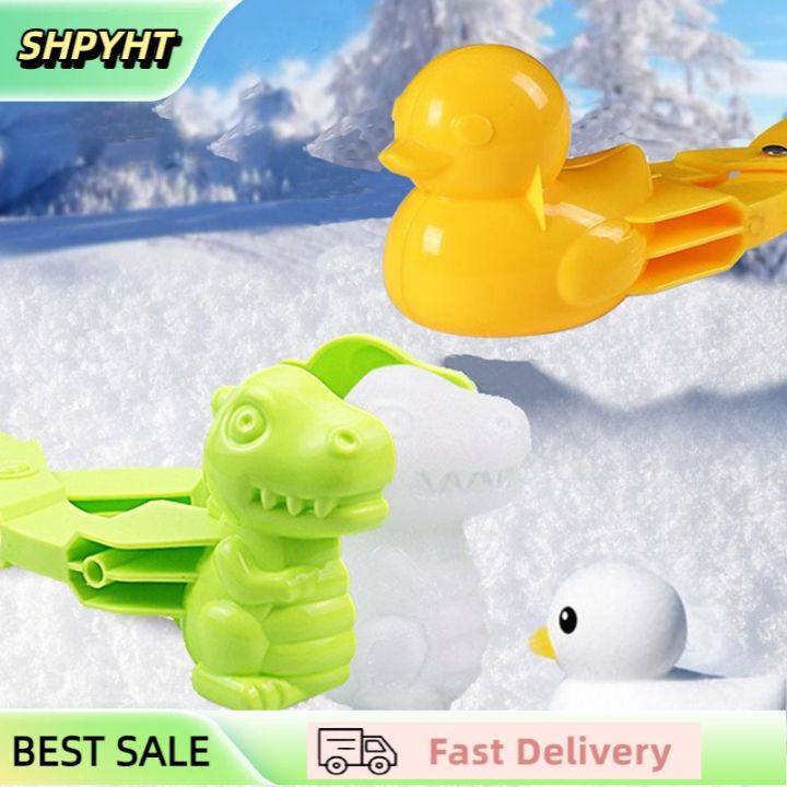 SHPYHT 4Pcs Cartoon Snowball Maker Plastic Clip Sand Snow Ball Mold ...