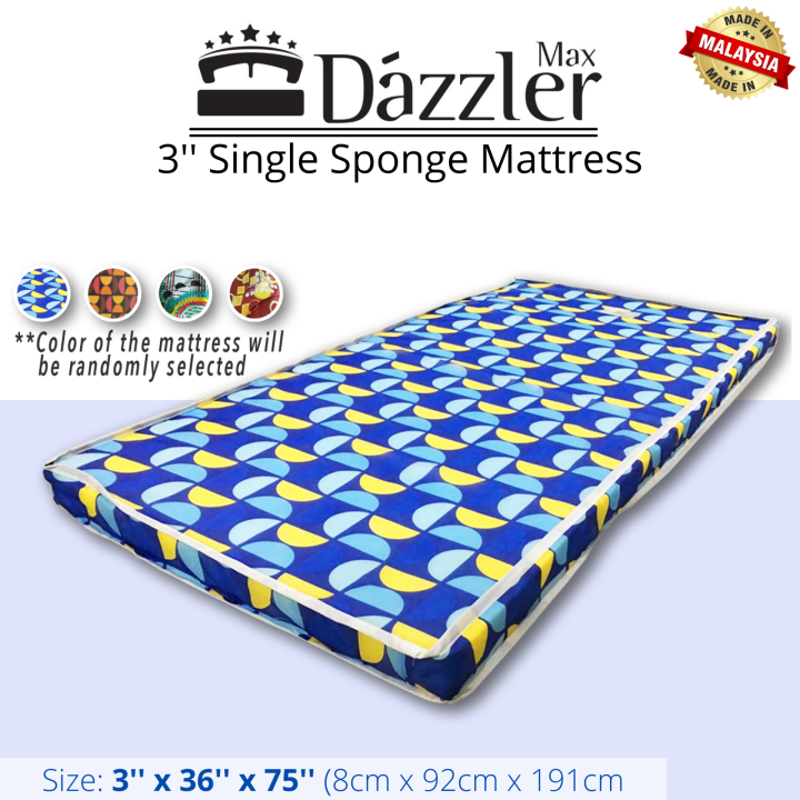 Dazzler Max Single Sponge Mattress Tilam | Lazada