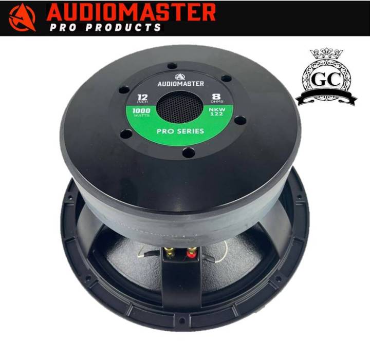 Audiomaster NKW-122 Pro12 professional speaker 1000 watts double magnet diecast frame D12 12 ...