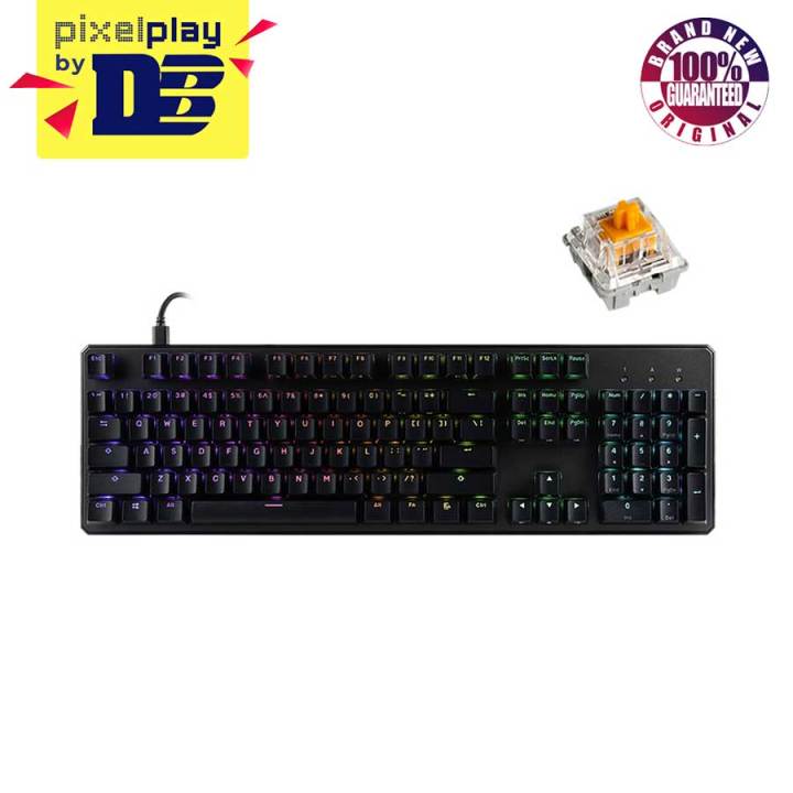 Tecware Phantom+ 104-Keys RGB Wired Mechanical Keyboard (Pre-Lubed ...