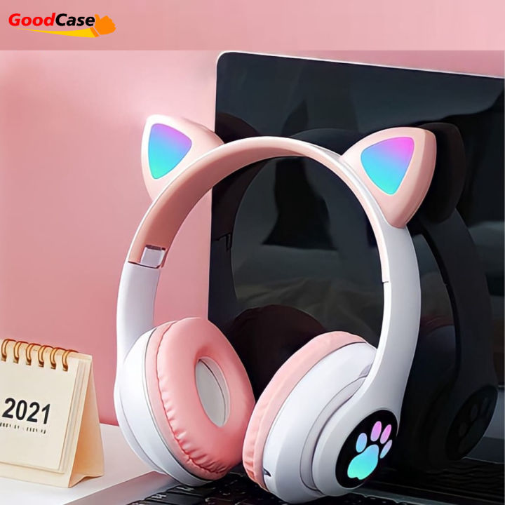 B39 JST28 Headset Anak Motif Kuping Kucing Bando Model Telinga ...