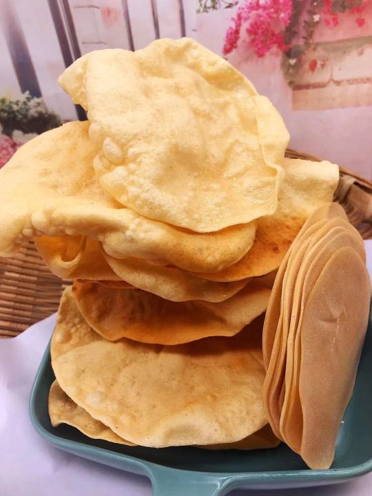 Indian Food Papad Lentil Wafers Papadums Indian fried lentil crackers ...