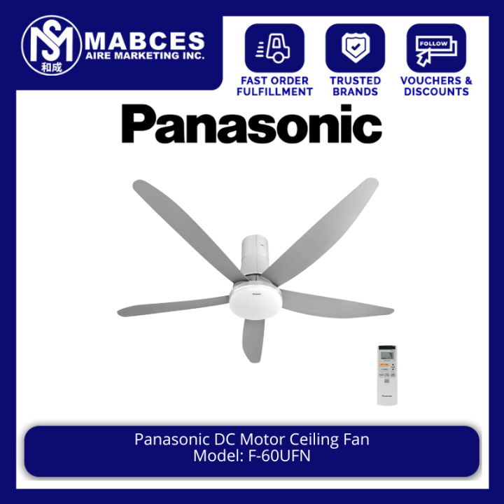 Panasonic DC Motor Ceiling Fan F-60UFN | Lazada PH