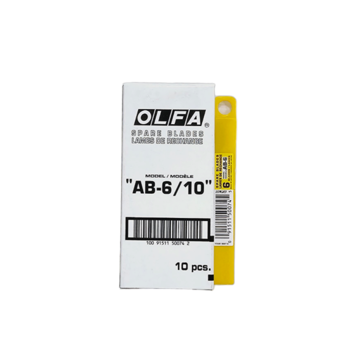 ใบมีดคัตเตอร์ OLFA AB-6/10 (ยกกล่อง60 ใบ) ของแท้ พร้อมส่ง | Lazada.co.th