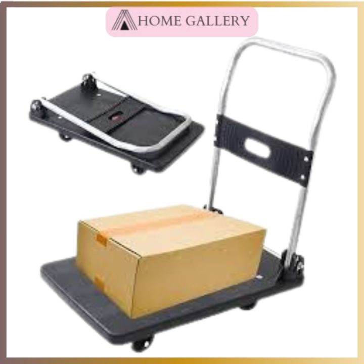 Trolli dorong Troli Barang Lipat Hand Truck Model Besi 150 Kg HOME ...