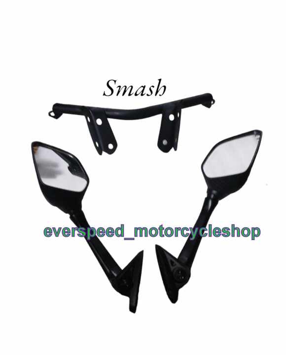 SIDE MIRROR VISOR BRACKET WITH SIDE MIRROR FOR MIO/CLICK V1/AEROX/BEAT ...