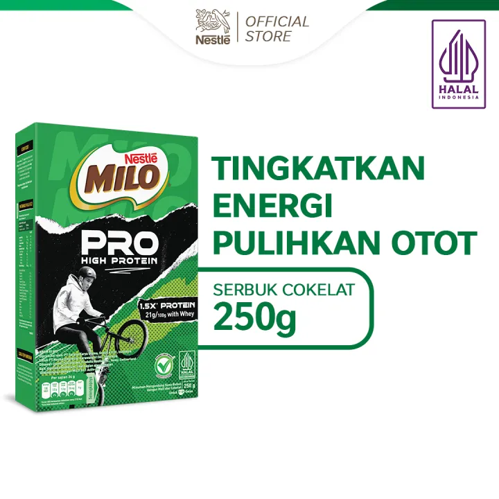 Nestle MILO Pro Powder High Protein 250gr | Lazada Indonesia