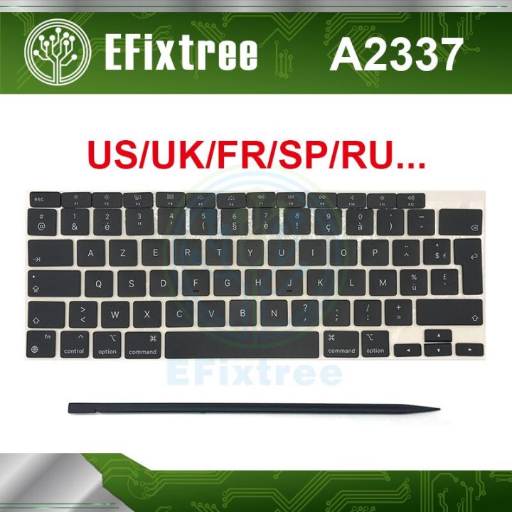 Laptop A2337 Key Keycaps Keys Cap Keyboards Keycap US UK Russian French ...