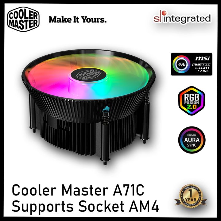 Cooler Master A71C cooler Supports Socket AM4 | Lazada