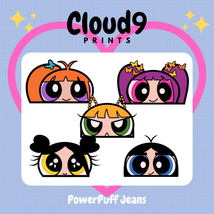COD CLOUD9 | NewJeans PowerPuff Girls Peeker Sticker | Matte Laminated ...