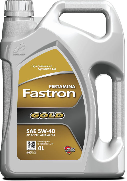 Oli Pertamina Fastron Gold 5W 30 API SN/CF Galon 4 Liter | Lazada Indonesia