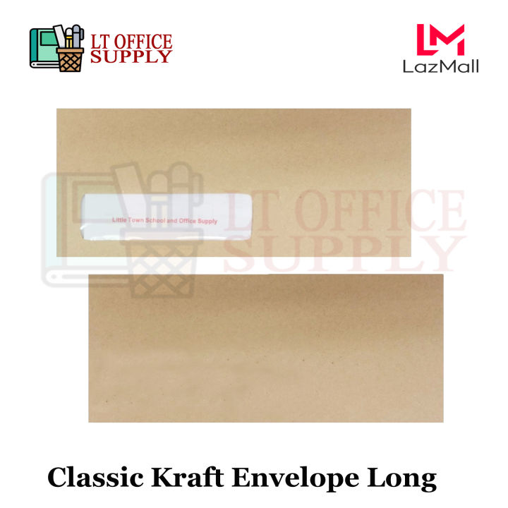 Classic Kraft Brown Letter Envelope Size Long | Lazada PH
