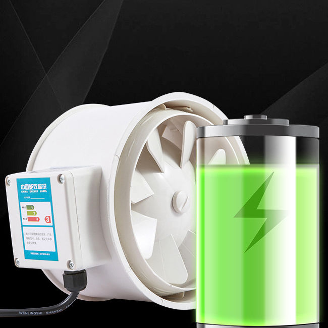 Strong Exhaust Fan Ventilation Fan 4/6 Inch Inverter Duct Fan Home ...