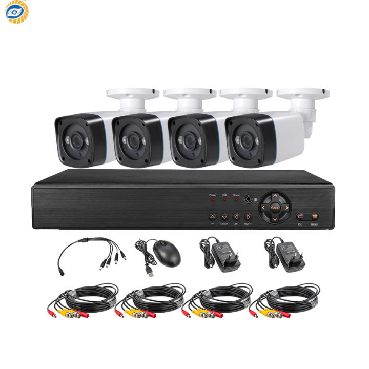 5.0MP 4CH DVR Kits Outdoor DIY CCTV Security System IR night vision ...