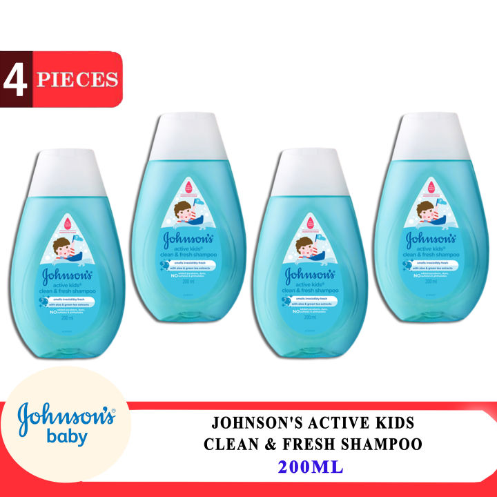 JOHNSON'S Active Kids Clean & Fresh Shampoo 200ml | Lazada Singapore
