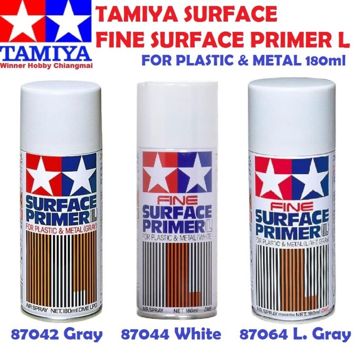TAMIYA สีรองพื้น SURFACE, FINE SURFACE PRIMER L FOR PLASTIC & METAL ...