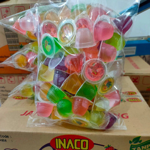 Inaco Jelly Mix Fruit 1 kg (agar-agar) Jelly rasa Buah Manis Enak Murah ...
