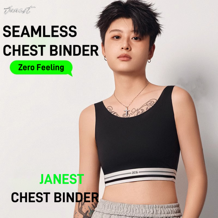 Janest Pullover Chest Binder Sports Wear Breathable FTM Binder Chest ...
