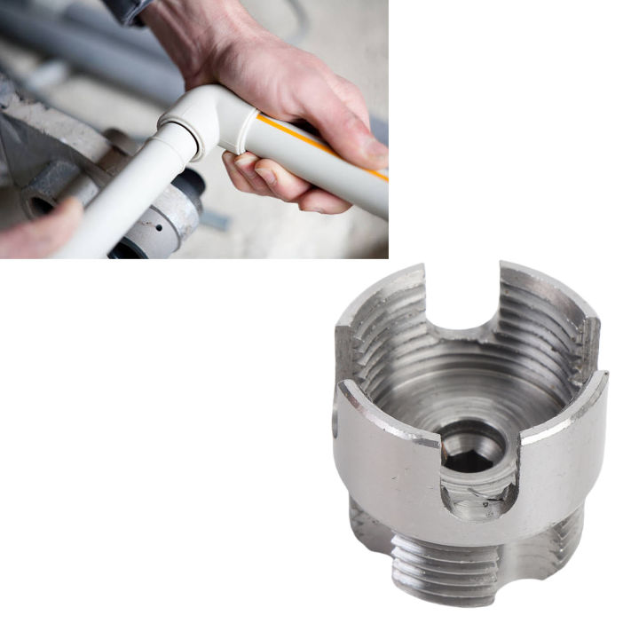 POCREATION 2 Sets Pipe Thread Cutting Tool with 1/4 Inch Hex Shank PVC ...