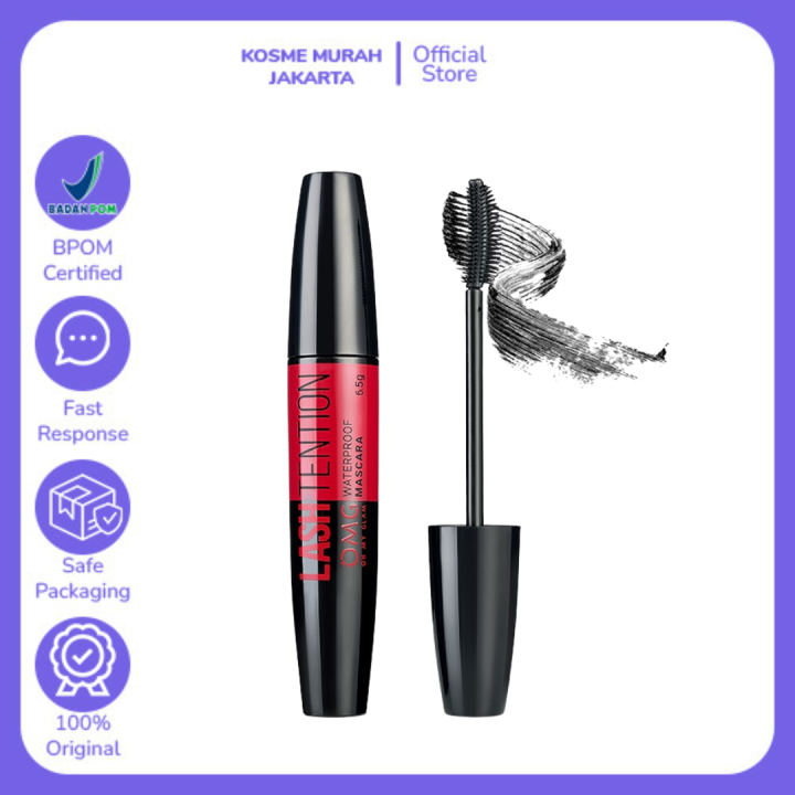 OMG OH MY GLAM LASHTENTION Waterproof Mascara - Maskara Eye Makeup ...