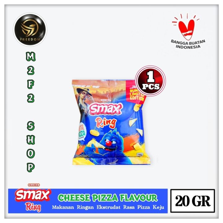 Mamee Smax Ring Keju | Cheese Pizza Flavour Sachet - 20 gr (Kemasan ...