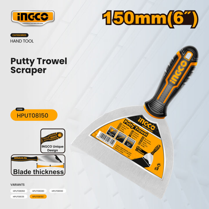 Ingco Putty Trowel Scraper Tool Detailing & Construction Tools IHT ...