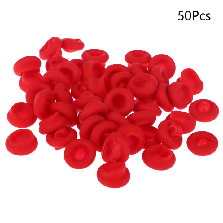 KingBe 1 10 50Pcs Caulk Cap Red Saving Cap Sealer Saver Open Caulking ...