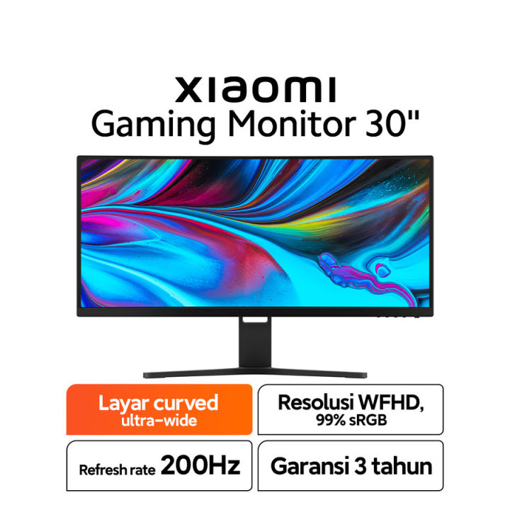 Xiaomi Mi Monitor 30" Curved Gaming WFHD 200Hz FreeSync DP HDMI ...