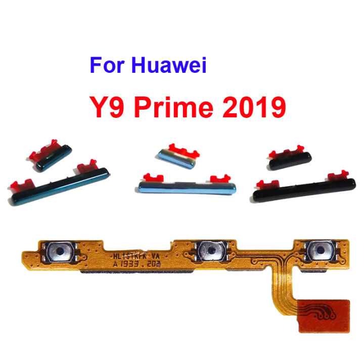 สำหรับ Huawei Y9 Prime 2019ปุ่มเปิดปิดปุ่ม Flex ที่ปรับเสียงขึ้นลงปุ่ม ...
