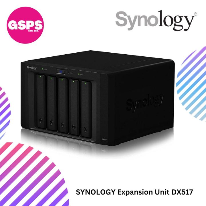 SYNOLOGY Expansion Unit DX517 5BAY EXPANSION UNIT | Lazada