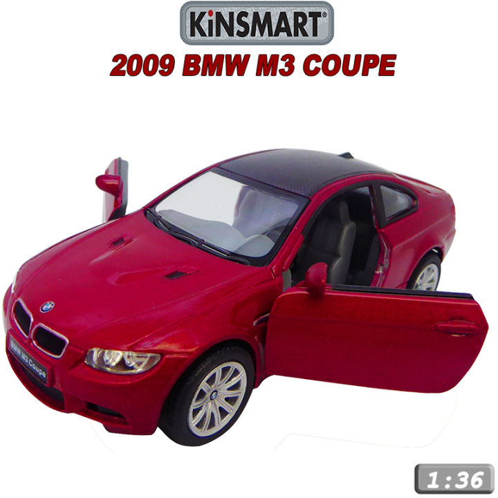 Kinsmart 1:36 2009 BMW M3 Coupe Pullback Diecast Vehicles Collectible ...