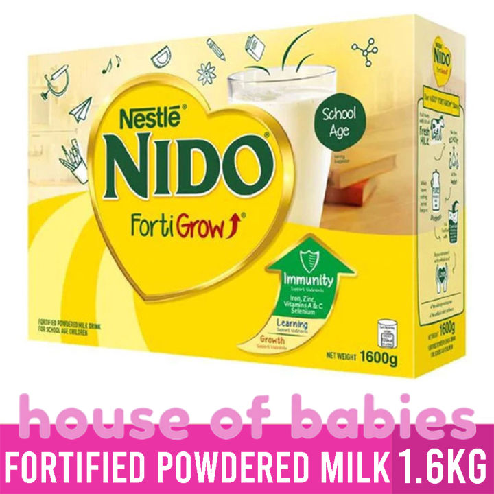NIDO FORTIGROW 1.6kg Fortified Powdered Milk Drink | Lazada PH