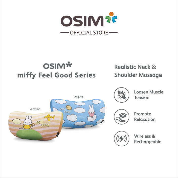 OSIM uCozy V (miffy Feel Good Series) Neck & Shoulder Massager | Lazada Singapore