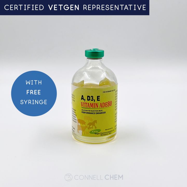 Vitamin ADE 80 for Animals Vet Product 100ml Vetgen | Lazada PH