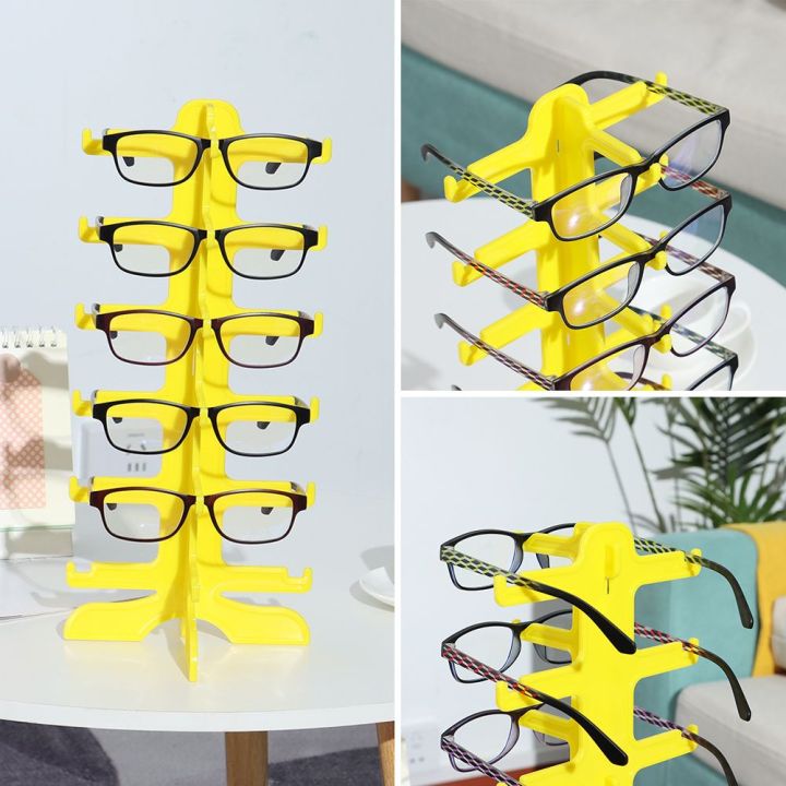 THEISM Counter Top Plastic Space Saving Shelf Eyeglasses Display Stands ...