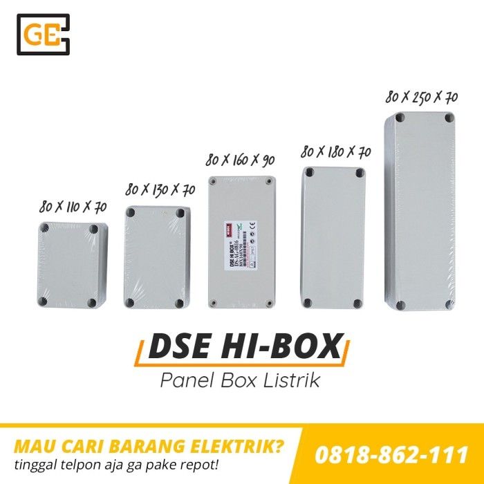 PROMO- BOX PANEL LISTRIK (HIBOX) 80 X 110 X 70 | Lazada Indonesia
